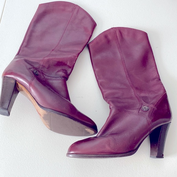Etienne Aigner | Shoes | Etienne Aigner Burgandy Size 8 | Poshmark